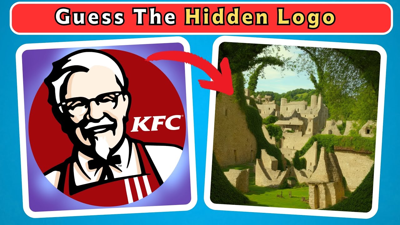 Guess The Hidden Logo By illusion 🔥 easy,medium,hard levels quiz - YouTube