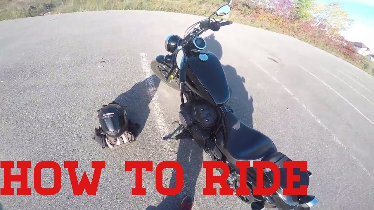 HOW TO RIDE A MOTORCYCLE PT.1 - YouTube