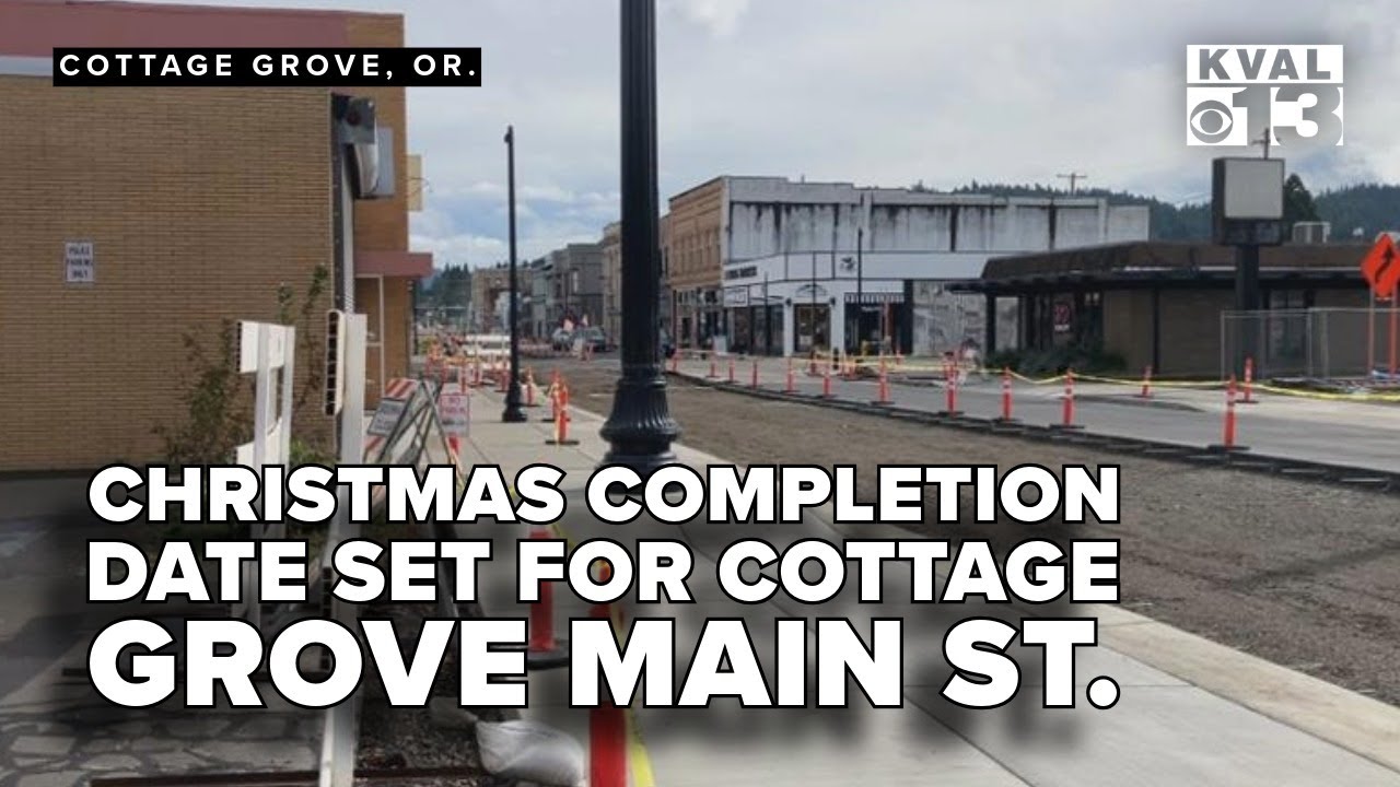 Christmas completion date ser for Cottage Grove Main St. - YouTube