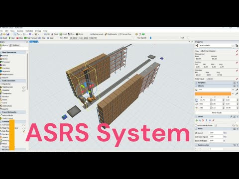 How to use ASRS In Flexsim Simulation | Using Task Executer | Step By Step Flexsim Tutorials ...