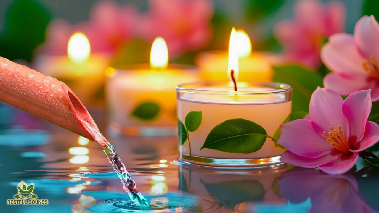 Relaxing Spa Piano and Bamboo Water Sounds – Peaceful Meditation ...
