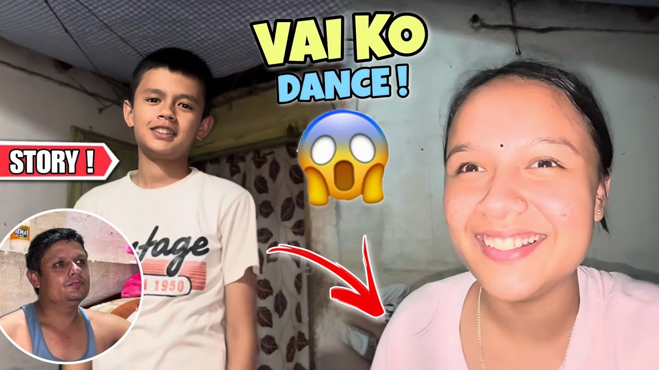 Vai Ko Hidden Talent Dancing 😱 || Mero Sano Ko Story Baba Le Badar ...