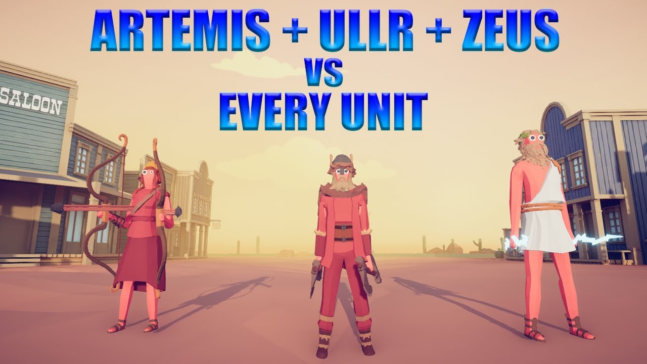 TABS |Artemis + Ullr + Zeus vs Every Unit (Same Price) - The OP range ...