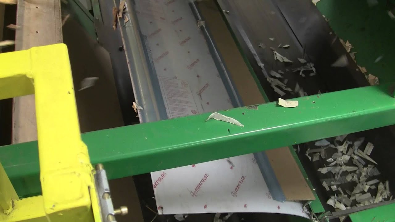 Optical Sorting Vinyl 3700 pounds per hour test recirculating dial up ...