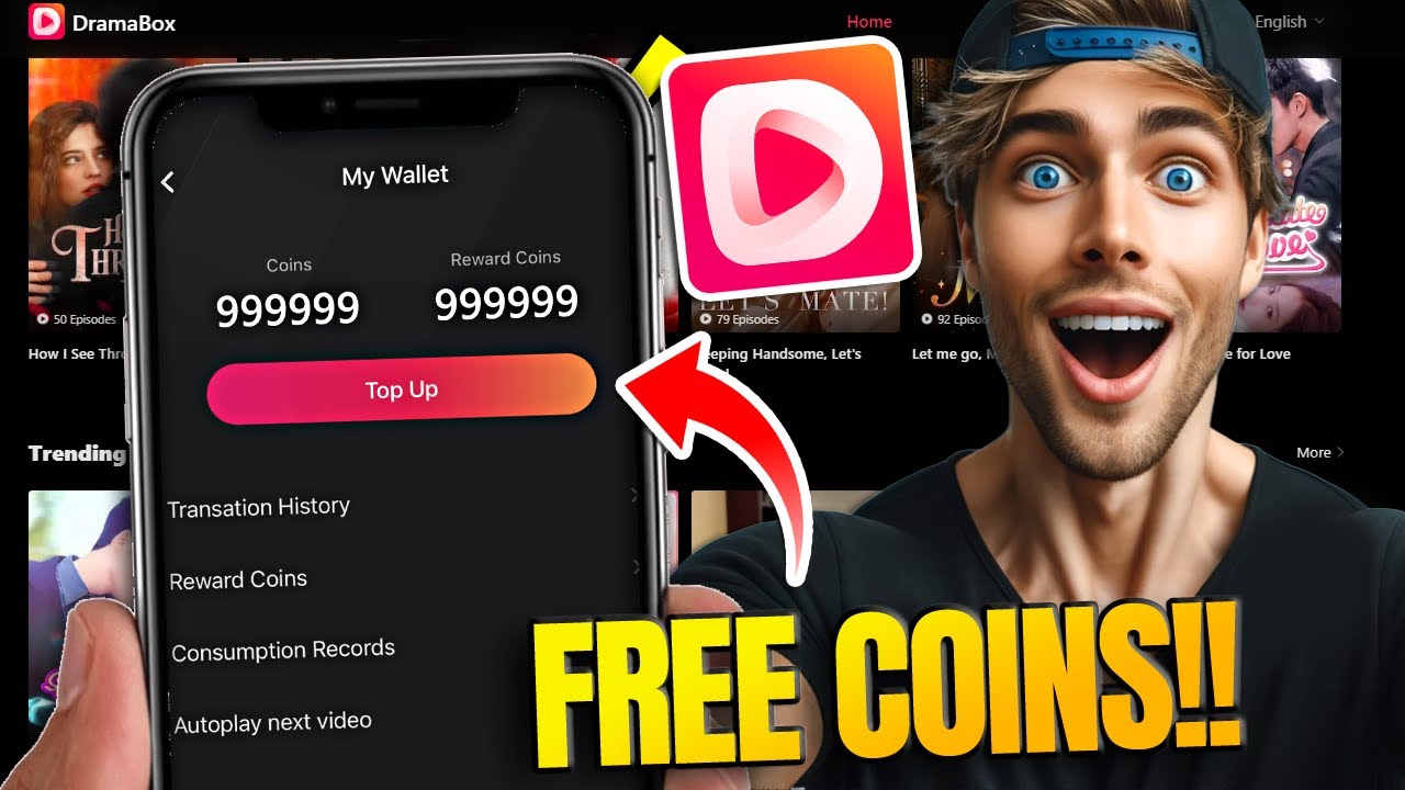 DRAMA BOX HACK: Get Free Coins! 🎭🎬 Unlimited DramaBox Coins for FREE ...