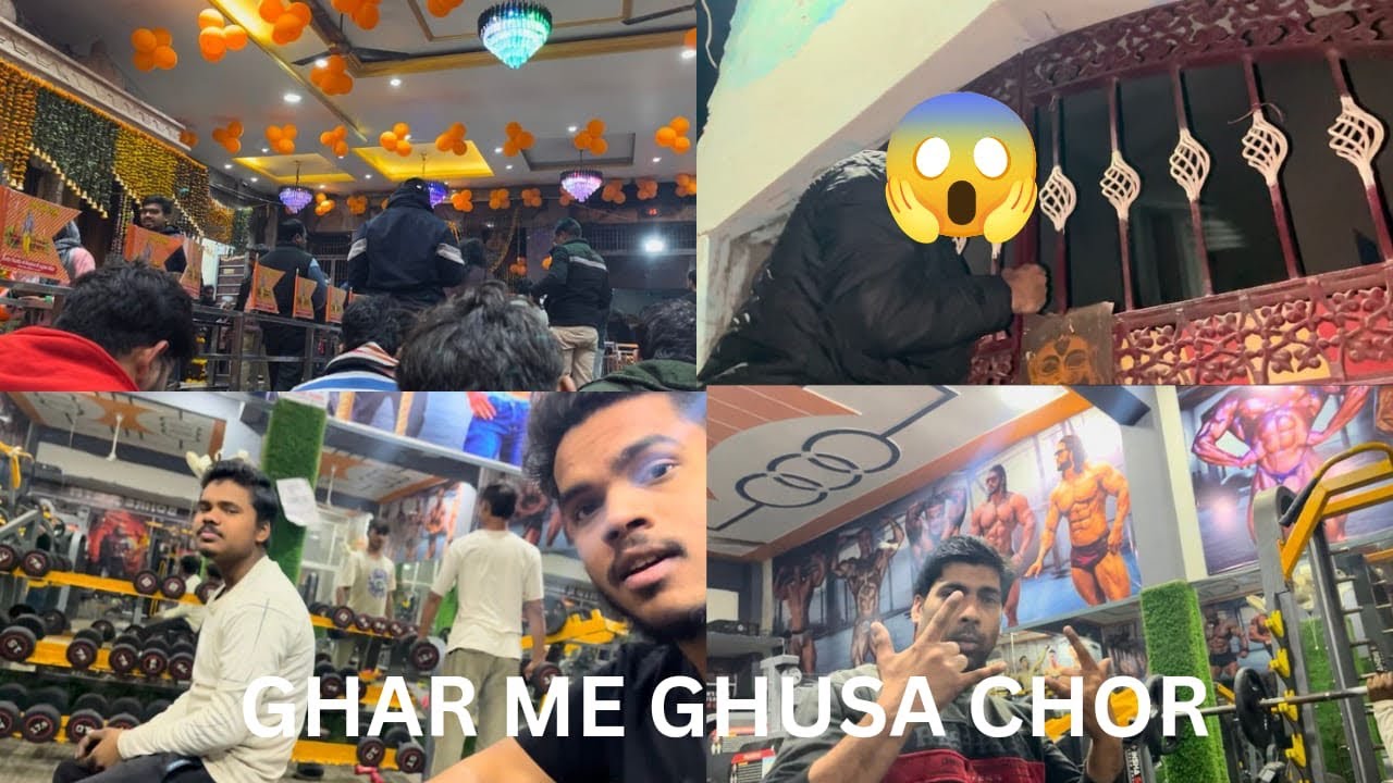 Ghar me ghusa chor 😱 and Legs Workout me hui halat kharab 💪 #fitness # ...