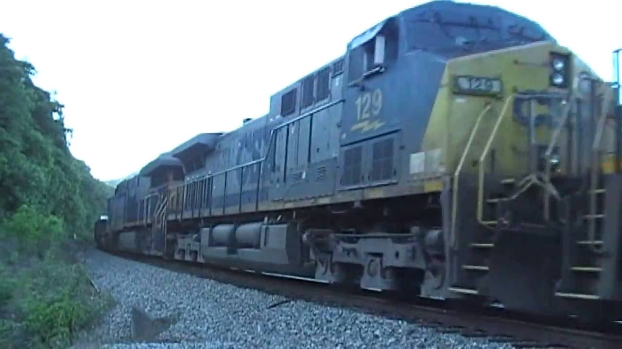 CSX 5243 Leads Q302 East - YouTube