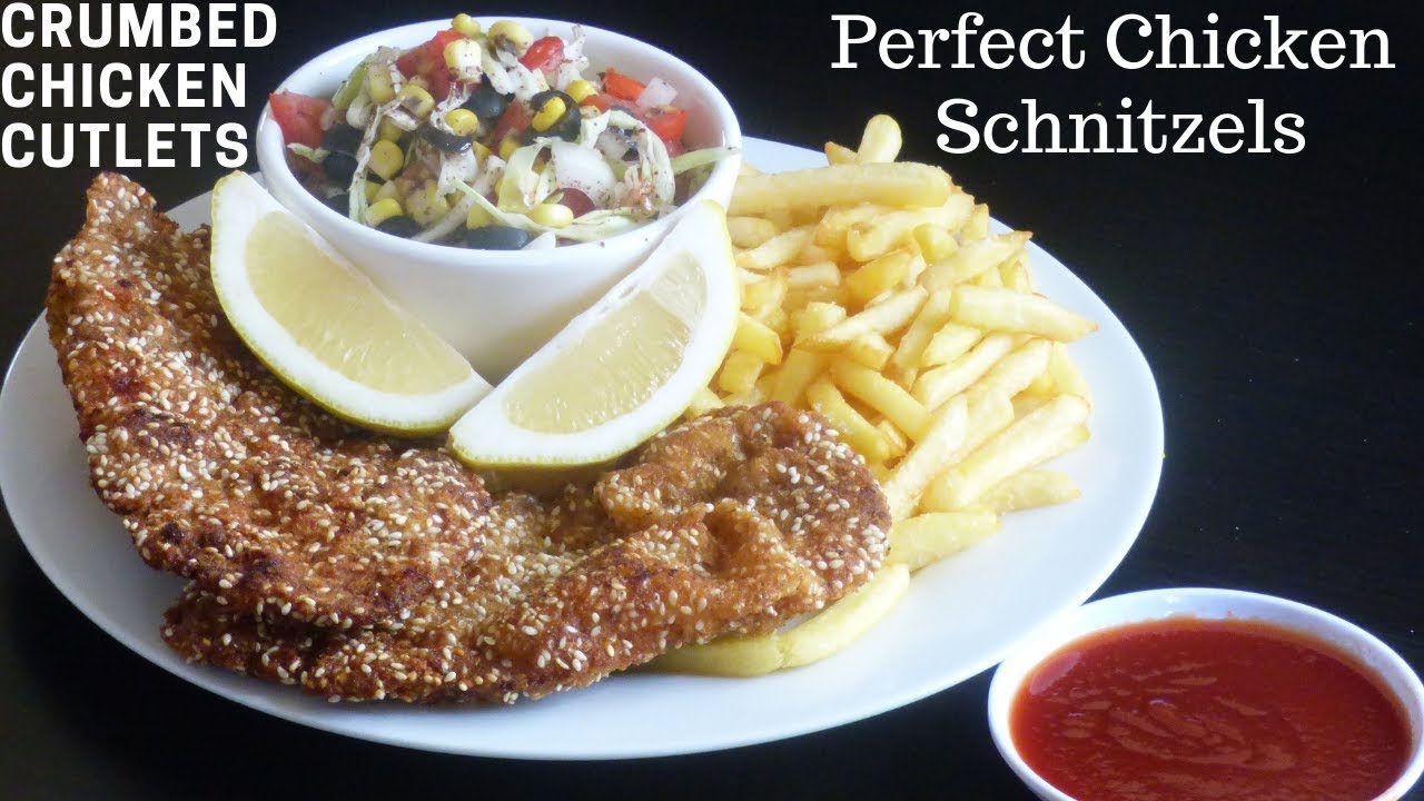 HOW TO MAKE PERFECT CHICKEN SCHNITZELS - THE BEST CHICKEN CUTLETS ...