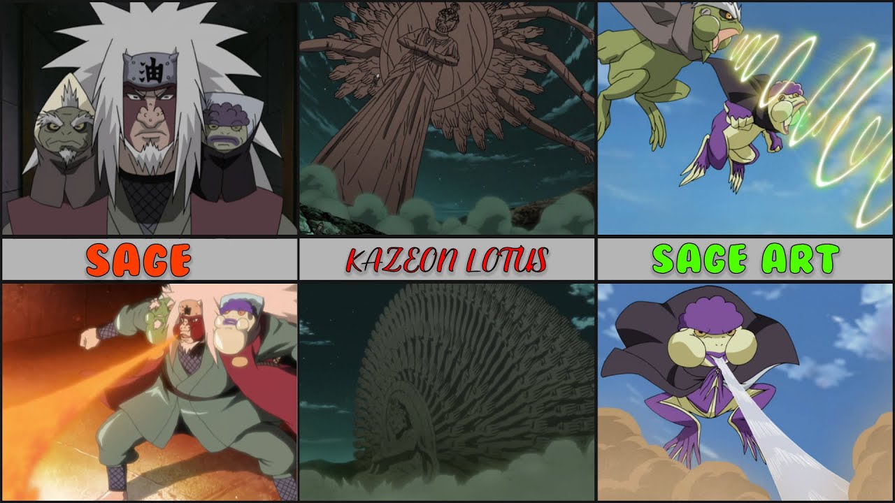Naruto ~ All Sage Mode Jutsu And Features + Boruto - YouTube