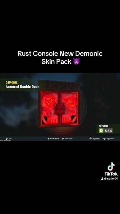 Rust Console New demonic skin pack…#shorts #rust #rustconsole - YouTube