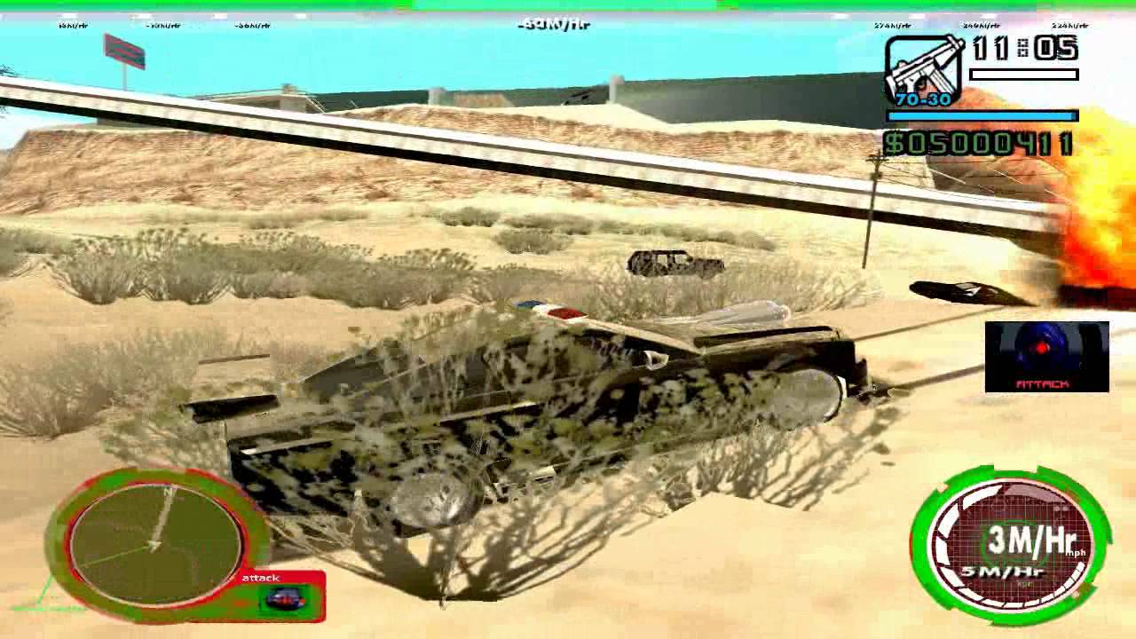 GTA: San Andreas - Shadow Rider Reloaded mod: Attack mode K.I.3.T ...