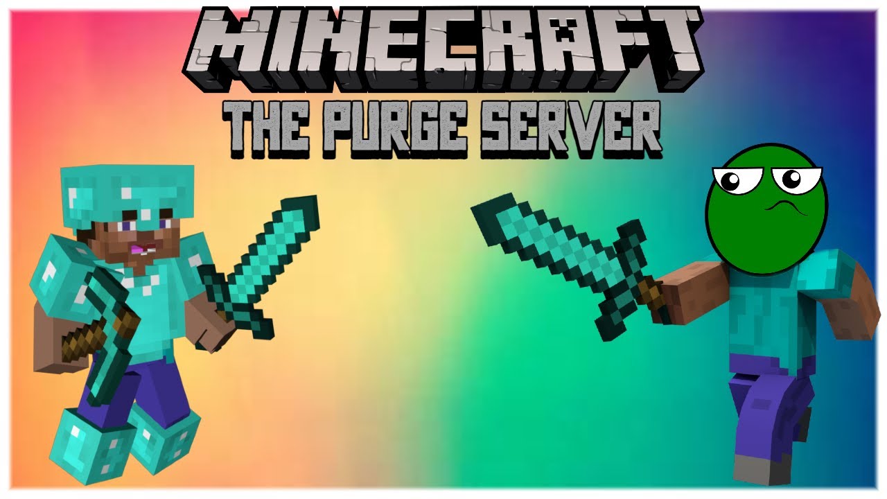 Day 1 of Our Minecraft Purge Server! - Minecraft Funny Moments - YouTube