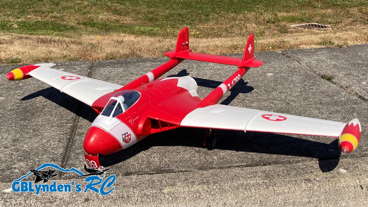Wild Bill Flynn's Freewing de Havilland DH-112 Venom V2 90mm EDF Jet ...
