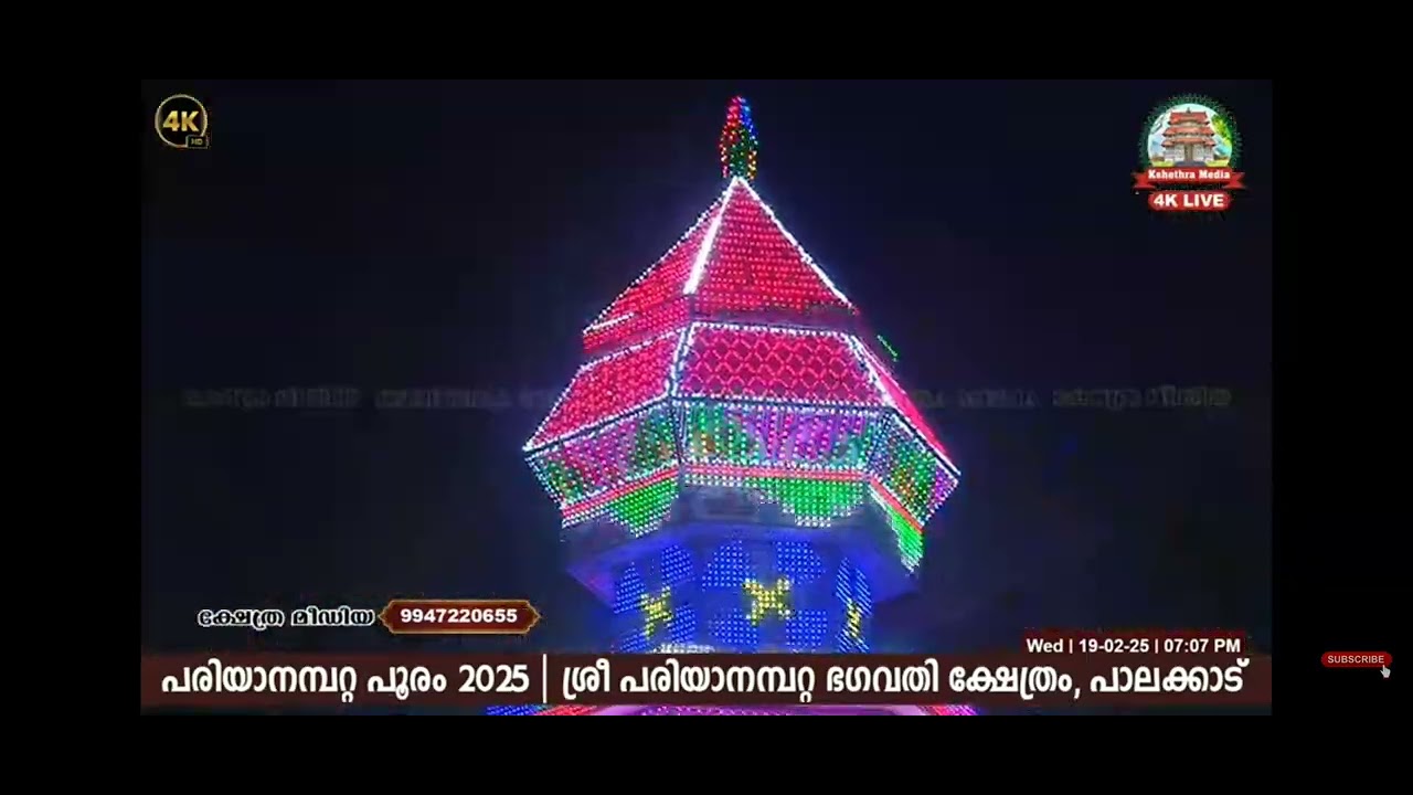 Spectacular- Best ever Pariyanampetta Temple Pooram Melam 2025 - YouTube