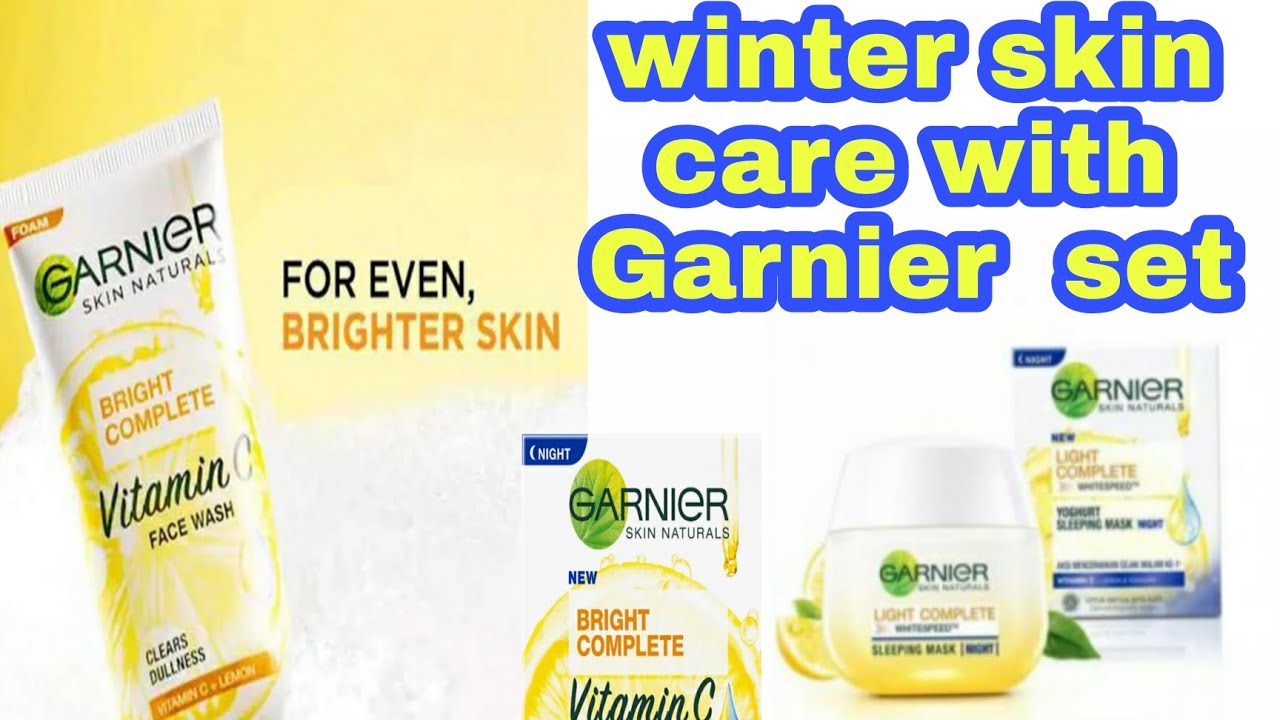 শীতকালে স্কিন কেয়ারে গার্নিয়ার ভিটামিন সি ফেসওয়াশও স্লিপিং মাস্ক এর ...