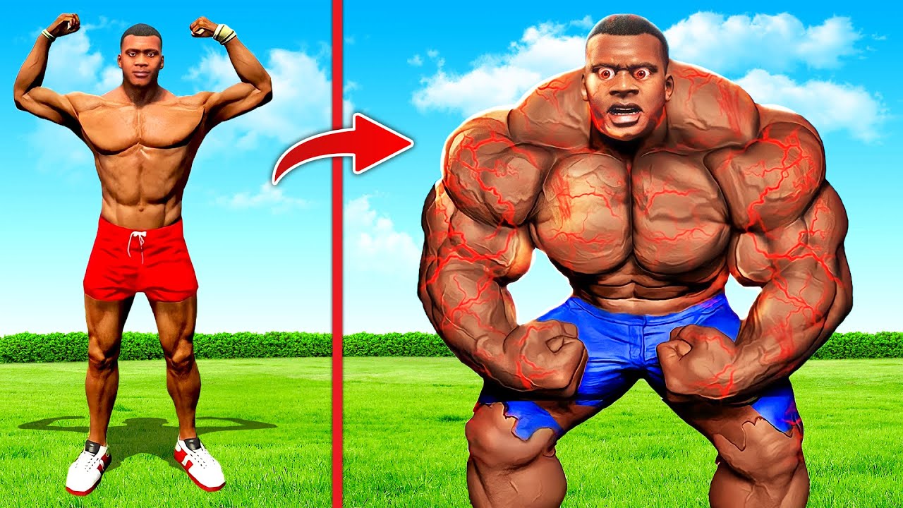 Upgrading FRANKLIN Into STRONGEST MAN In GTA 5 - YouTube