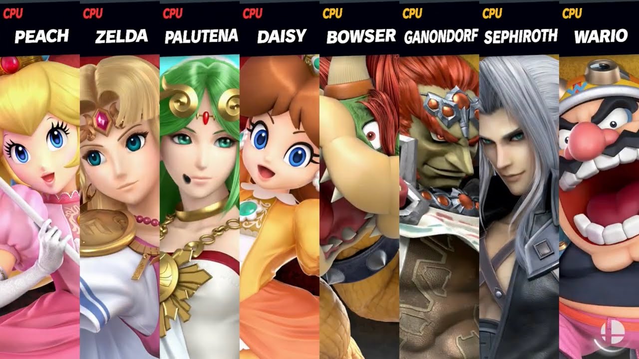 Super Smash Bros. Ultimate - Women vs Villains - YouTube