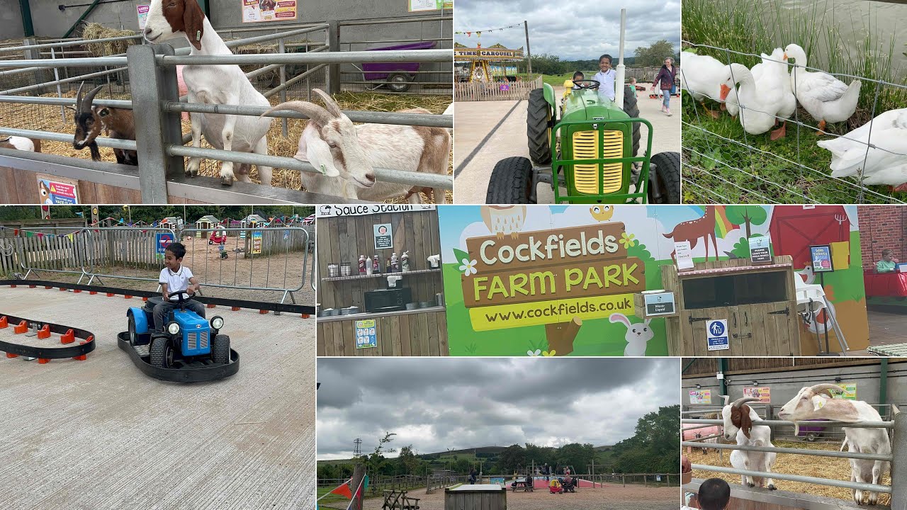Cockfield's Farm Park Oldham #rajia_uk_vlogs - YouTube