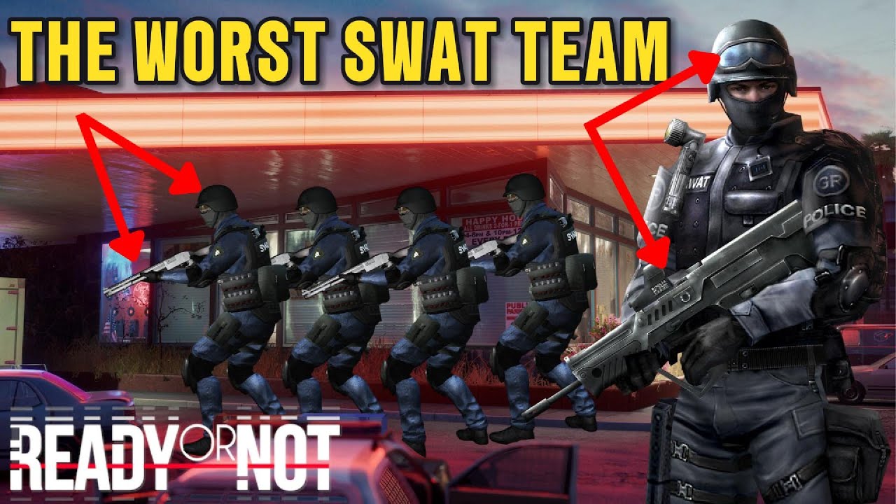 SWAT TEAM?! WE GOT SWATTED!(Ready or Not) Funny moments - YouTube