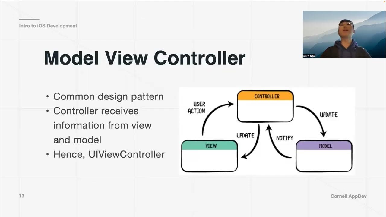 Intro to iOS Development: Lecture 3 - Navigation, MVC, and Delegation - YouTube