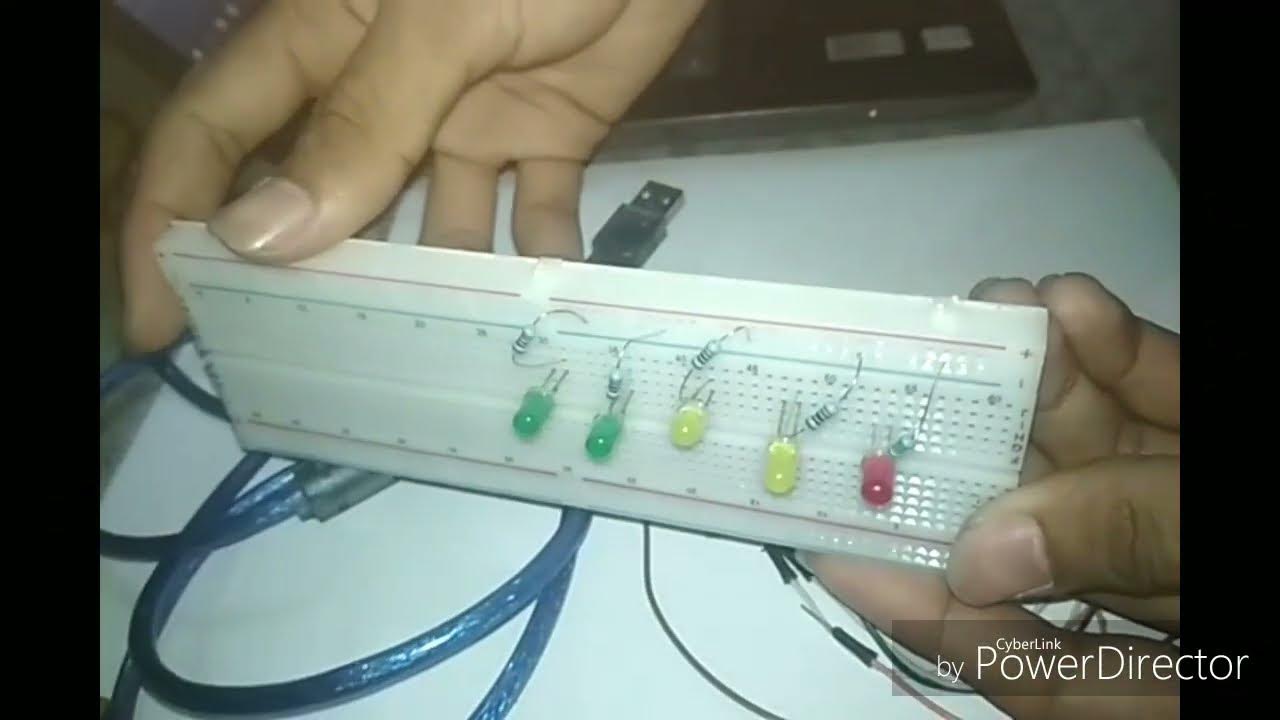 Multiple LEDs circuit explanation- Arduino Basic Lessons (Myanmar) - YouTube