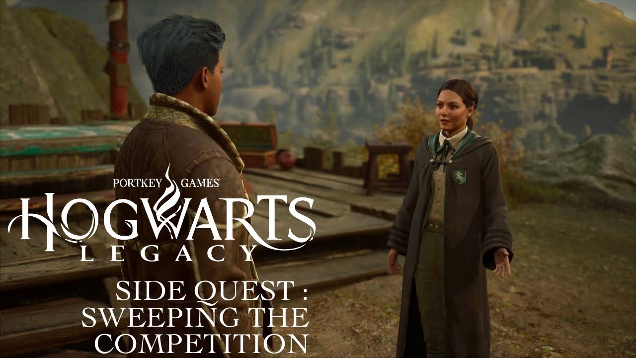 Hogwarts Legacy - Sweeping The Competition - Side Quest - YouTube