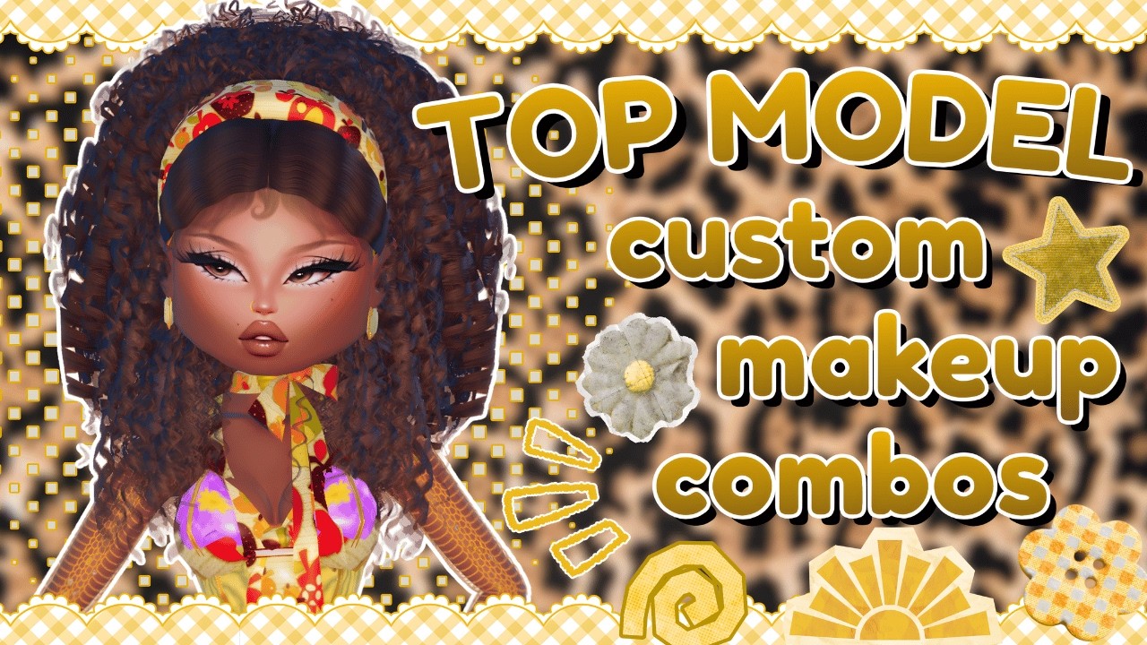 TOP MODEL Custom Makeup Tutorials in Dress To Impress (Roblox) (˶ᵔ ᵕ ᵔ ...