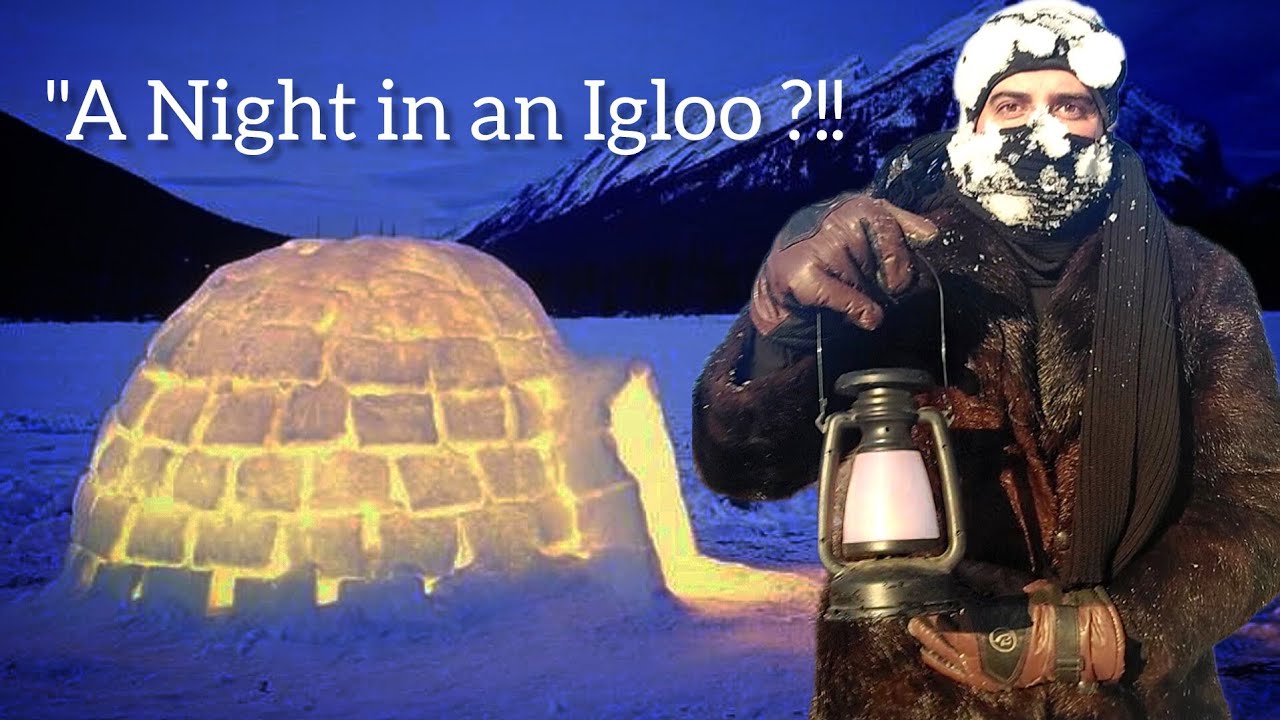 "Building IGLOO to SURVIVE Freezing Winter Night" "I Had to Build an ...