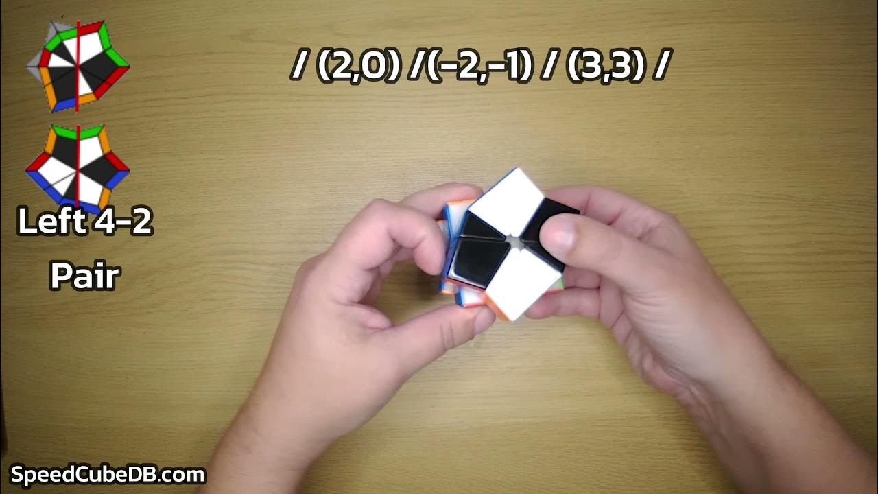 Square1 Algorithms, CubeShape - Left 4-2 / Pair - YouTube