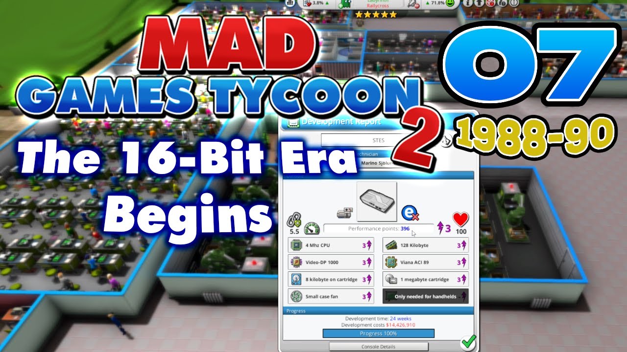 Building The Next Console & Handheld | Mad Games Tycoon 2 - Episode 07 ...