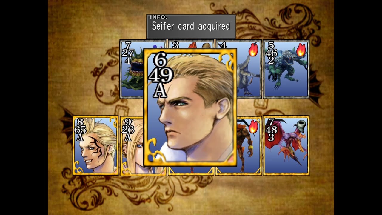 Final Fantasy VIII Remastered #015, Balamb Garden: Seifer Card; Triple ...