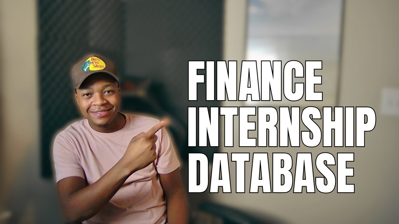 Use This High Finance Internship Database - YouTube