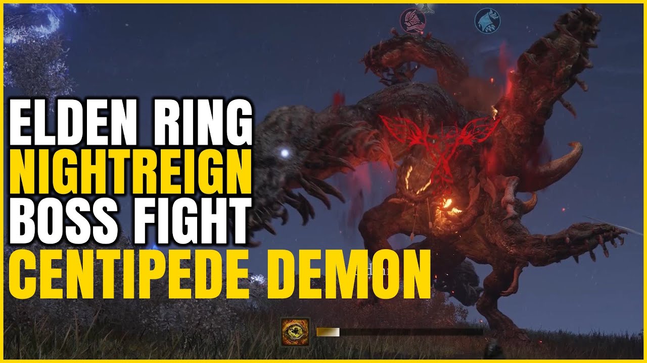 Elden Ring Nightreign | Centipede Demon Boss Fight Gameplay (4K 60FPS ...