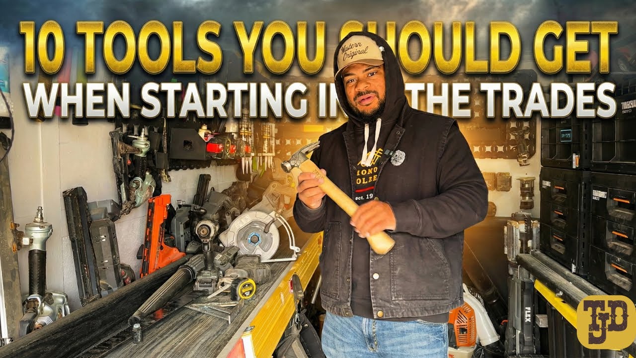 10 Tools to get when starting in the trades - YouTube