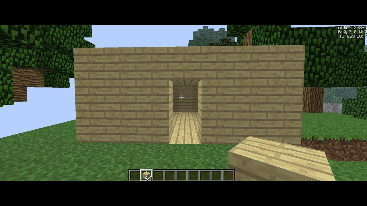building a 'simple" house in classic Minecraft part 2 - YouTube