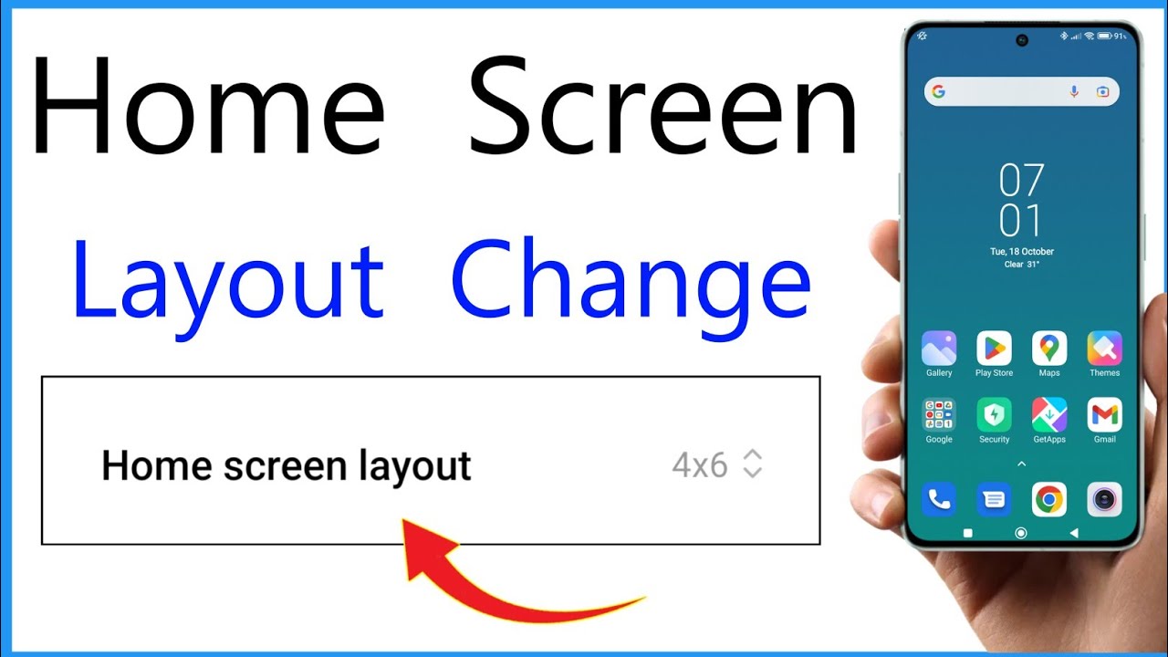 Home Screen Layout Kaise Change Kare | How To Change Home Screen Layout ...