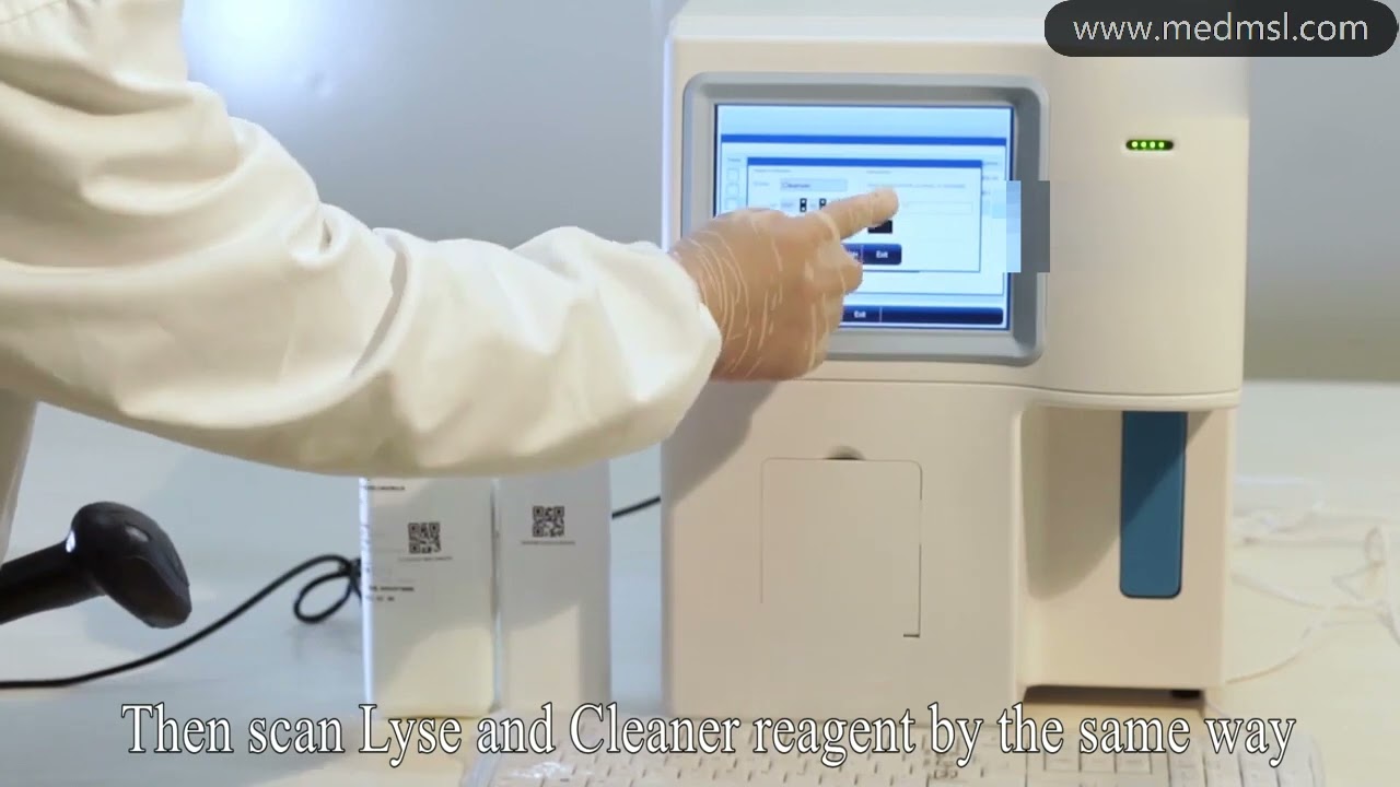 Automated Blood Hematology haematology CBC analyzer(3-Part) Hemax 330 installation - YouTube