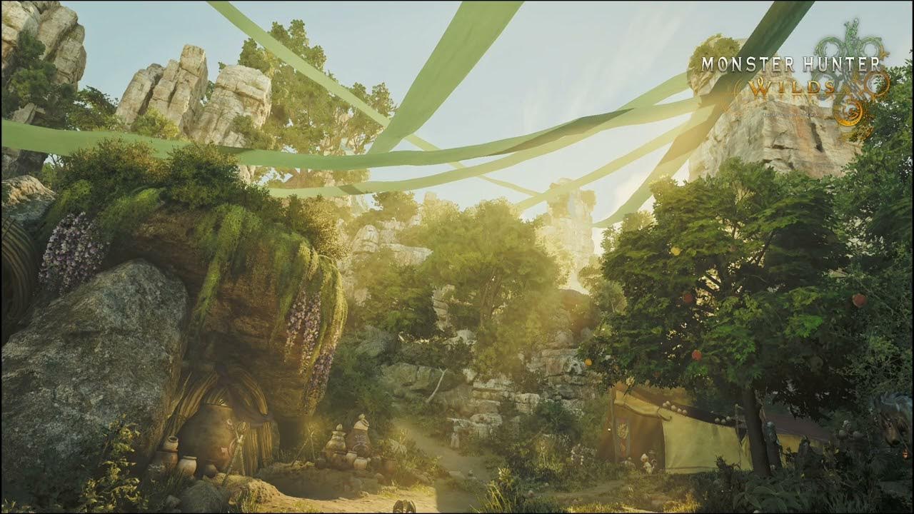 【MHWs】BGM 交わりの峰 スージャ 昼 - YouTube