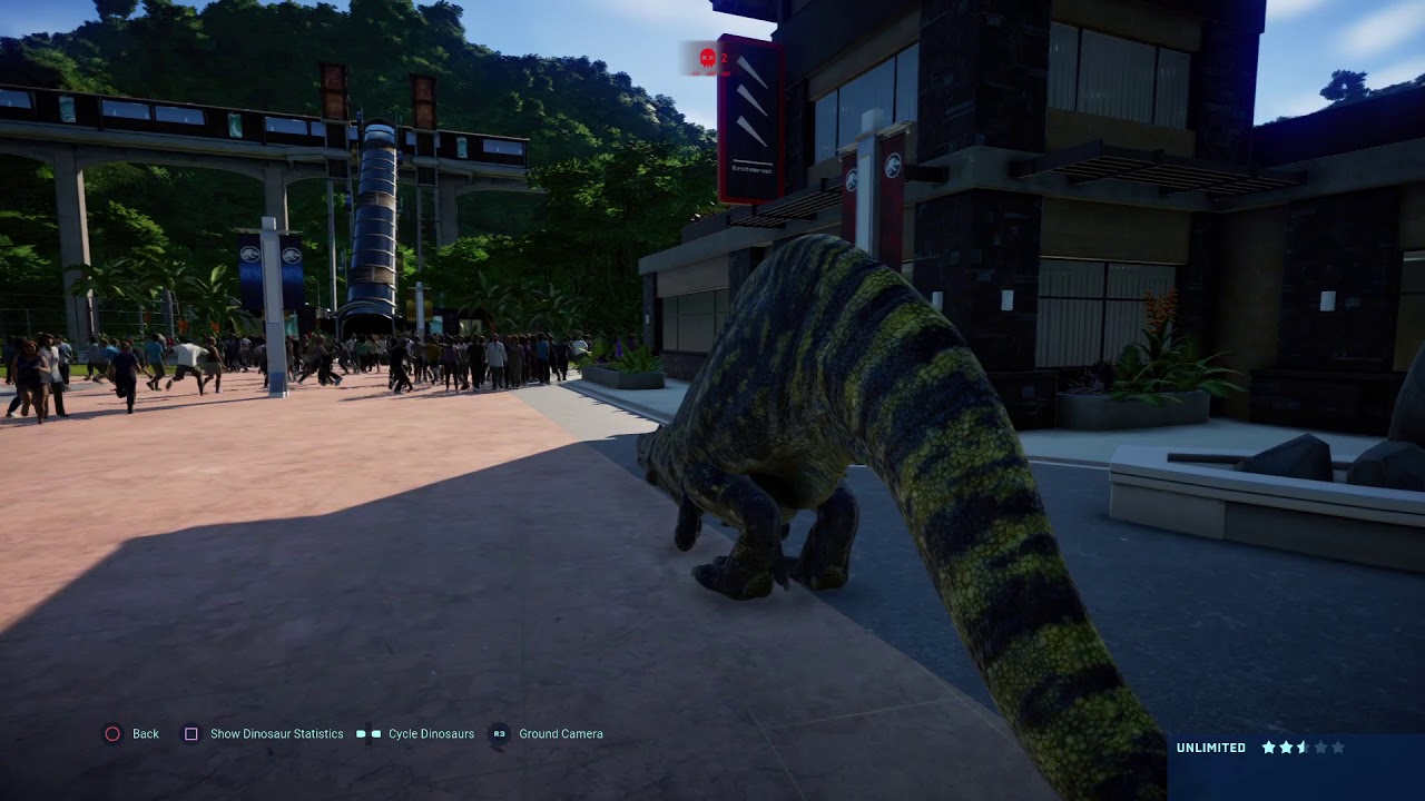 Jurassic World Evolution: The terror of the sleeping Suchomimus - YouTube