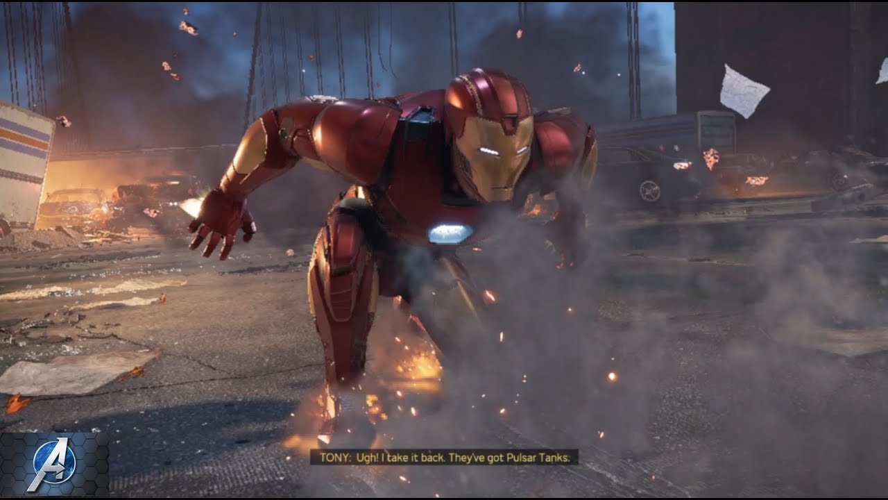 IRON MAN takes on AIM in Marvel's Avengers - YouTube