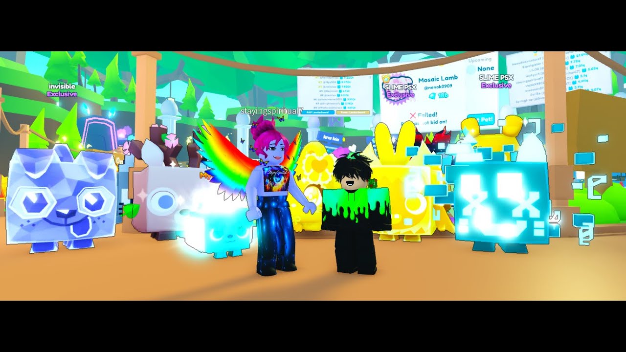 SLIME PSX - GIVING AWAY HUGE HAPPY ROCKS! HUGE PET GIVEAWAY X2! #psx # ...