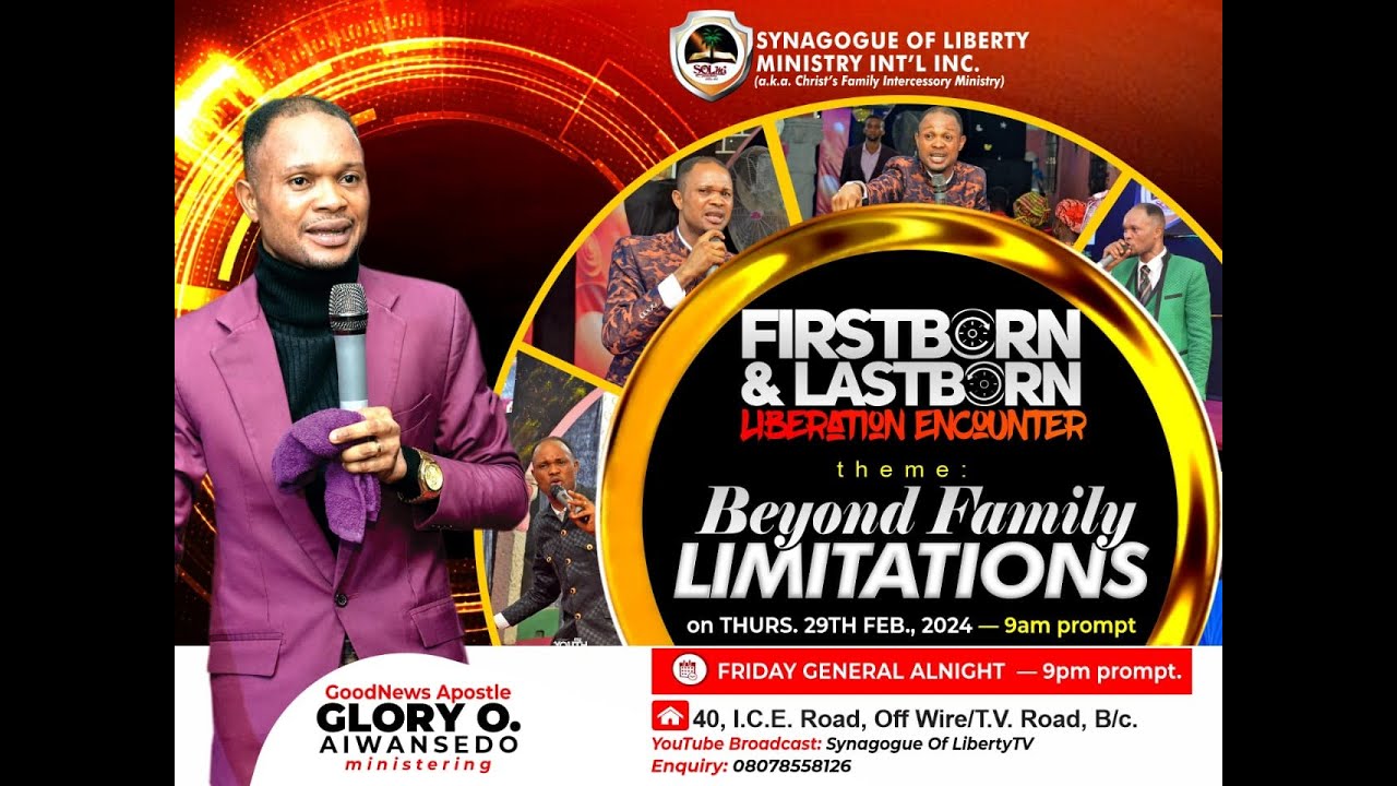 FIRST BORN AND LAST BORN LIBERATION ENCOUNTER SERVICE /// WITH THE ...
