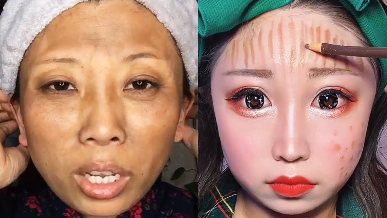 Asian Makeup Tutorials Compilation 2020 - 美しいメイクアップ - part86 - YouTube