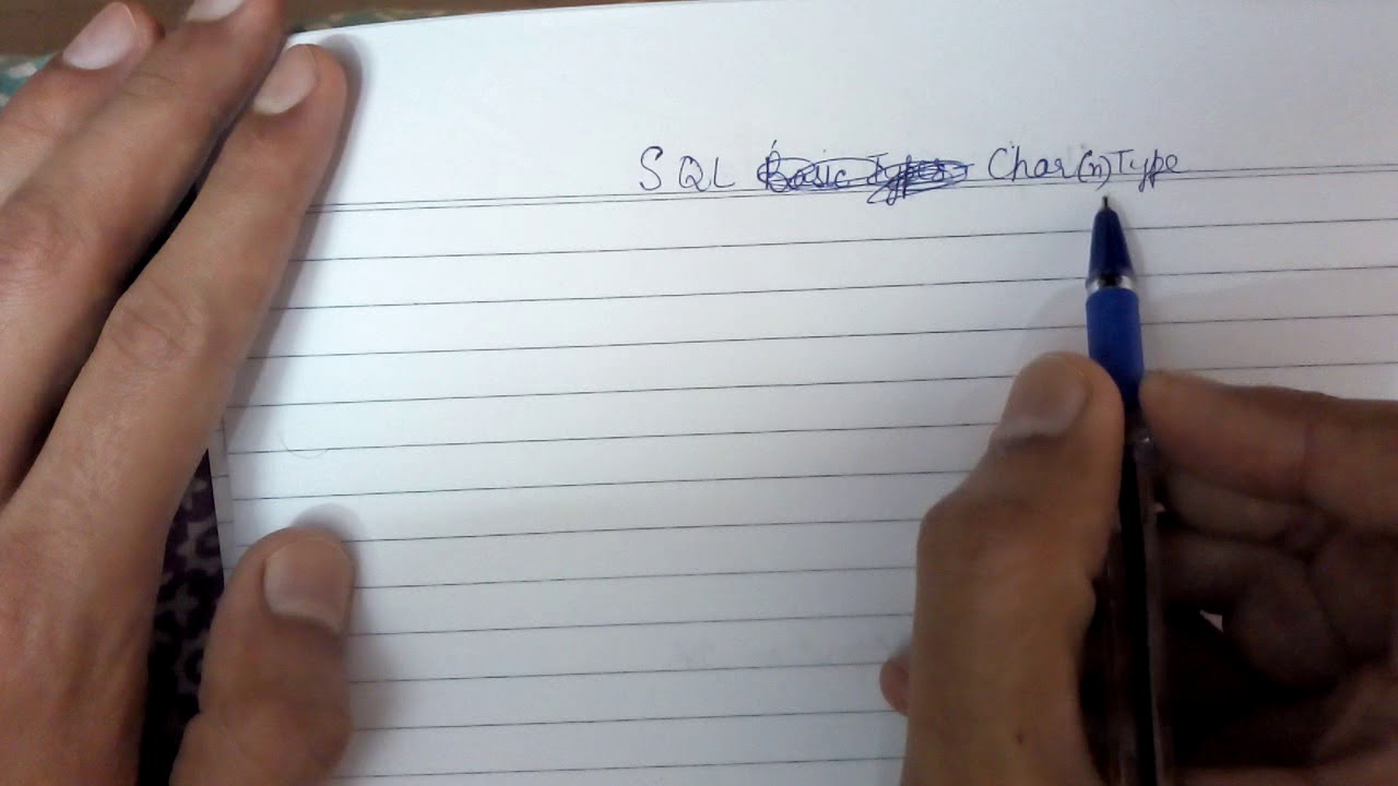 Sql Char Type YouTube Sql Char Type YouTube