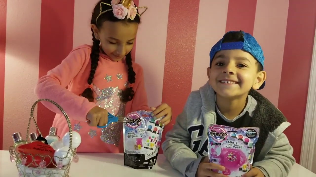 MAKING SO BOMB DIY / BATH BOMB KIT / MAKE YOUR OWN FIZZY BOMB!! SO EASY ...