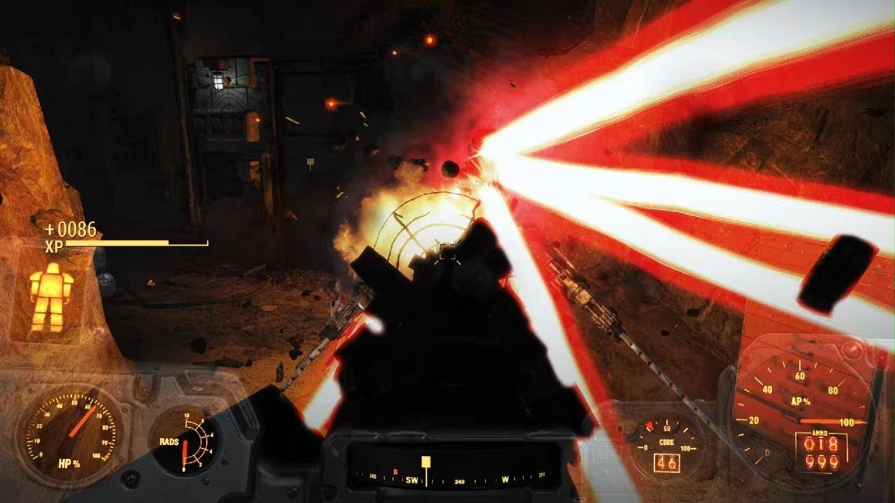 Fallout 4 - Protectron explosion? - YouTube