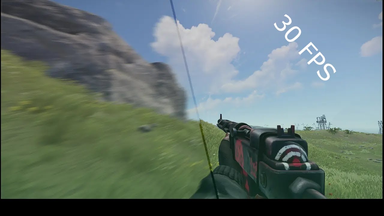 30 fps Motion Blur in Rust - YouTube