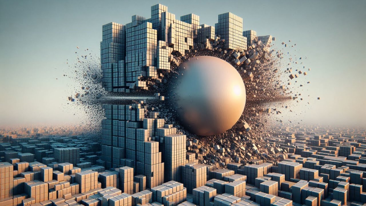 Blender Animation Tutorial - Animate sphere smashing into tower of ...