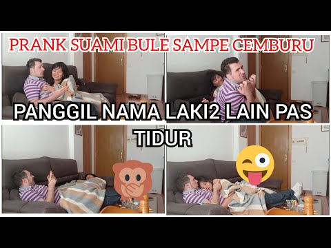 NYEBUT NAMA LAKI2 LAIN PAS TIDUR| PRANK ON HUSBAND | BERHASIL 😅