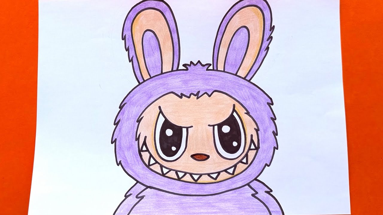 تعليم الرسم للاطفال/رسم دُمية لابوبو كيوت للأطفال/Labobo drawing # ...